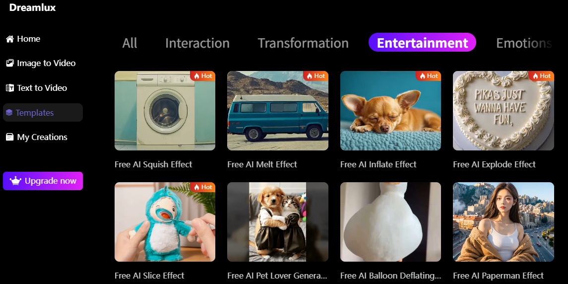 Step 2: Upload Your Image for the AI Effect